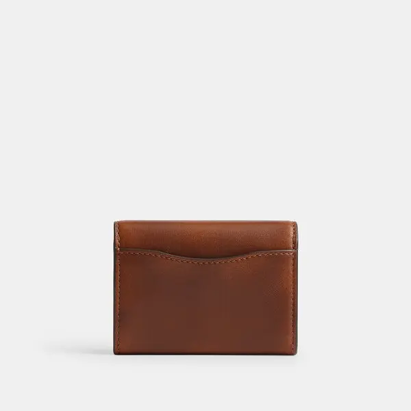 COACH Essential Flap Card Case In Loved Leather