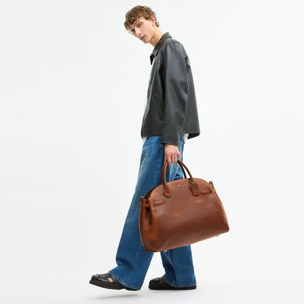 COACH Soft Empire Carryall Bag 48 - Brass/brown