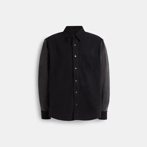 COACH Restored Denim Shirt - Black