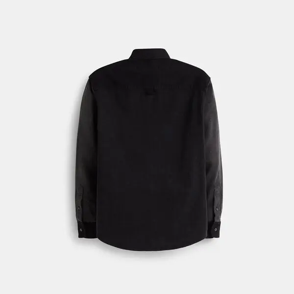 COACH Restored Denim Shirt - Black