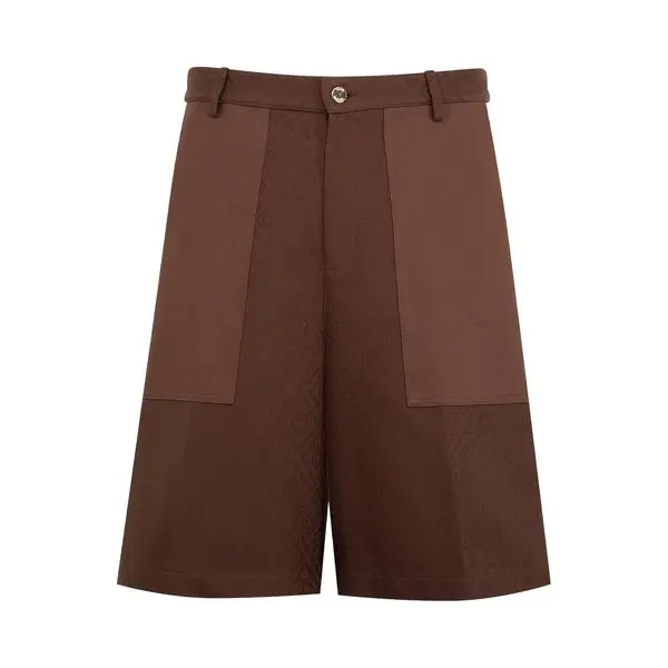 Casablanca Monogram Canvas Cargo Shorts