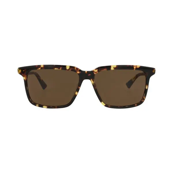 Bottega Veneta Square Sunglasses 'havana