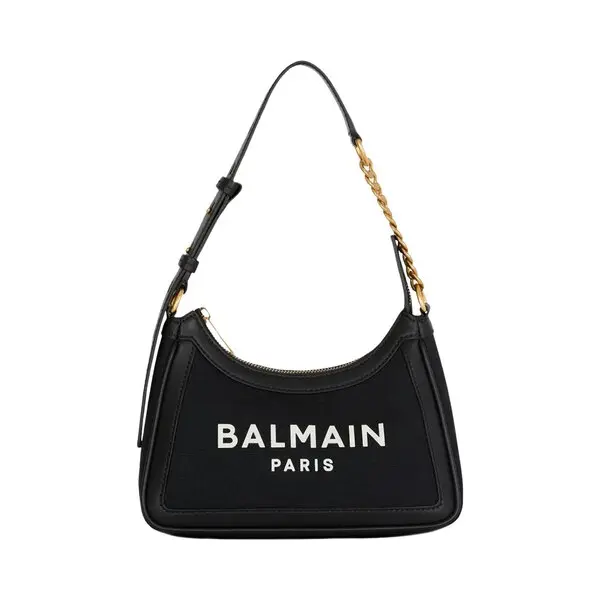 Balmain B-army Shoulder Canvas/leather Bag
