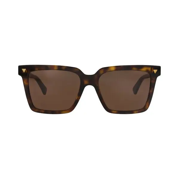 Bottega Veneta Square-frame Recycled Acetate Sunglasses 'havana