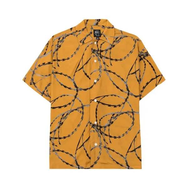 BRAIN DEAD Razorwire Rayon Shirt