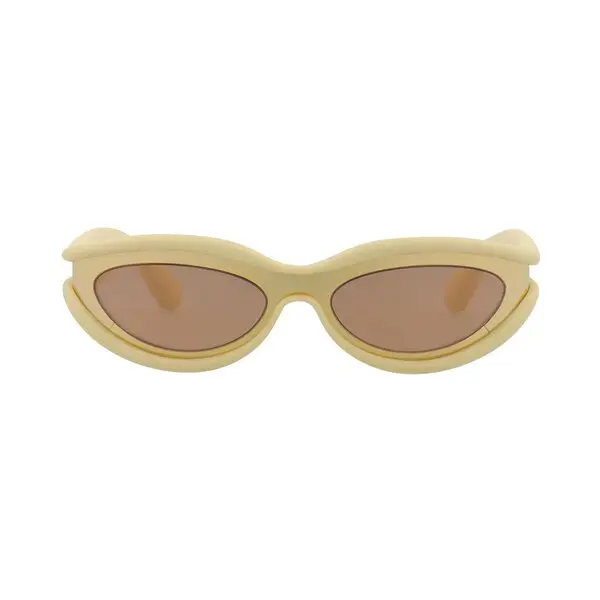 Bottega Veneta Wrap Around Sunglasses /brown