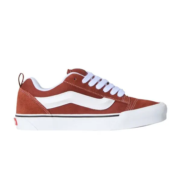 VANS Knu Skool Color Theory 'rust Bronze White Striped - Orange