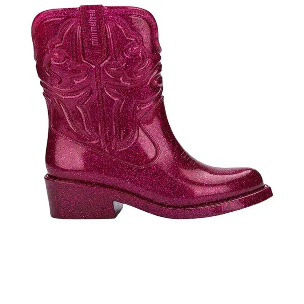 Melissa Mini Texas Boot 'glitter Pink
