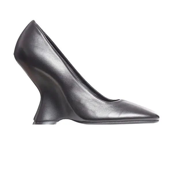 Dries Van Noten Wmns Leather Wedge Pump