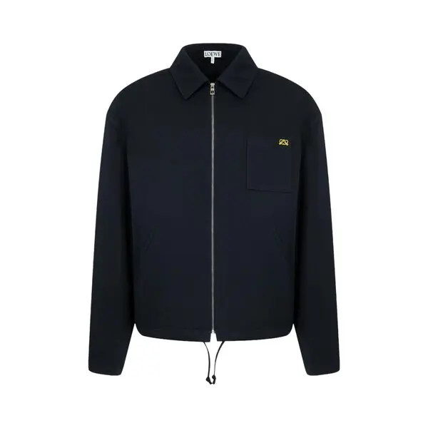 Loewe Zip-up Jacket 'dark Navy
