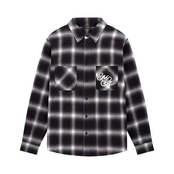 Amiri Swirl Flannel Shirt