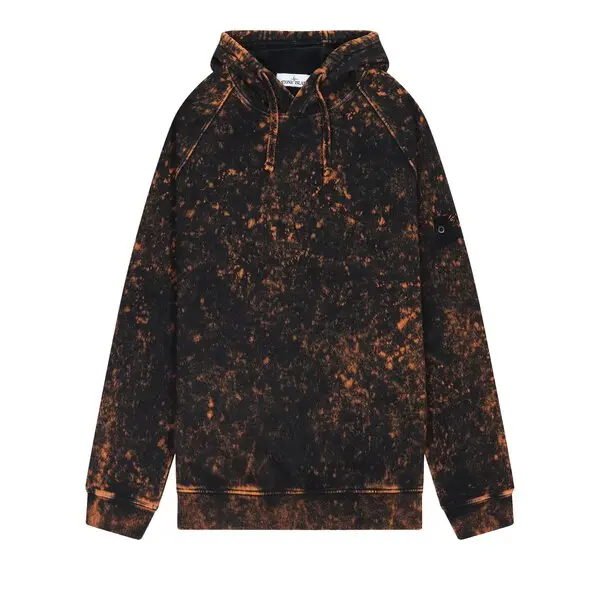 Stone Island Tie-dye Hoodie - Orange