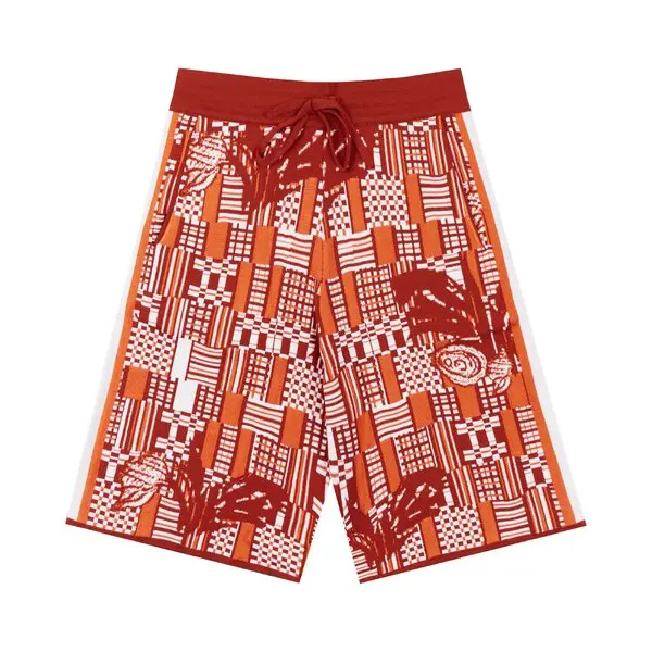 Ahluwalia Benoit Knitted Shorts - Orange