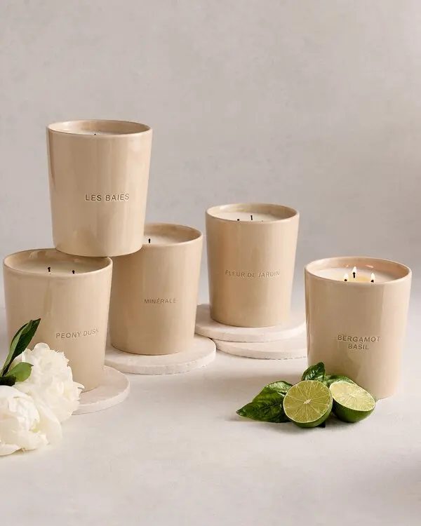 Quince Mediterranean Fig 3-wick Luxury Candle, Plant-based Wax