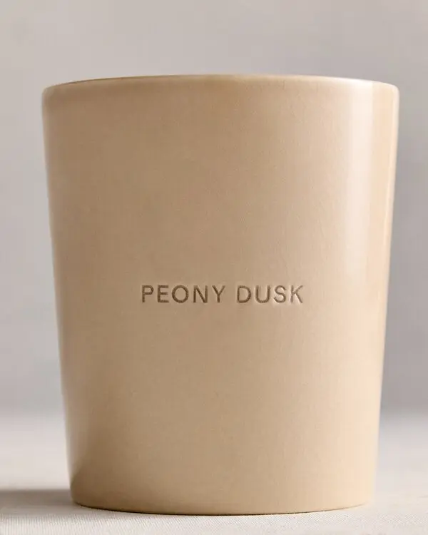 Quince Peony Dusk 3-wick Luxury Candle, Plant-based Wax