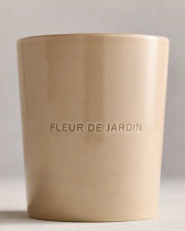 Quince Fleur De Jardin 3-wick Luxury Candle, Plant-based Wax