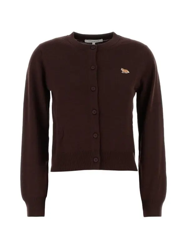 Maison Kitsuné Baby Fox Wool Cardigan
