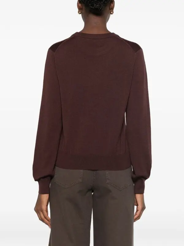 Maison Kitsuné Baby Fox Wool Crewneck Jumper