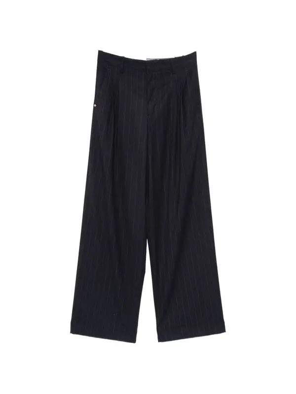 WHITE SAND Wide-leg Trousers