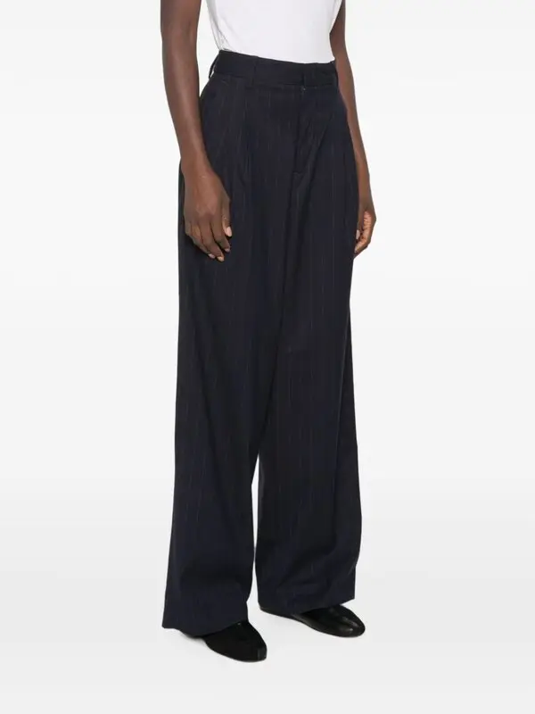 WHITE SAND Wide-leg Trousers