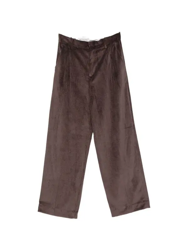 WHITE SAND Wide-leg Trousers