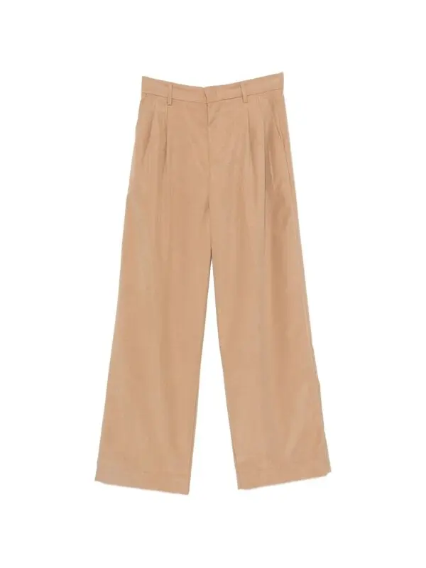 WHITE SAND Wide-leg Trousers