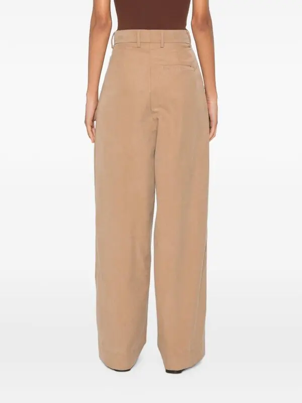 WHITE SAND Wide-leg Trousers