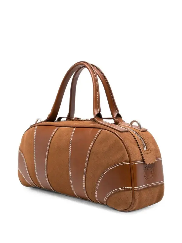 Dries Van Noten Leather Tote Bag - Brown