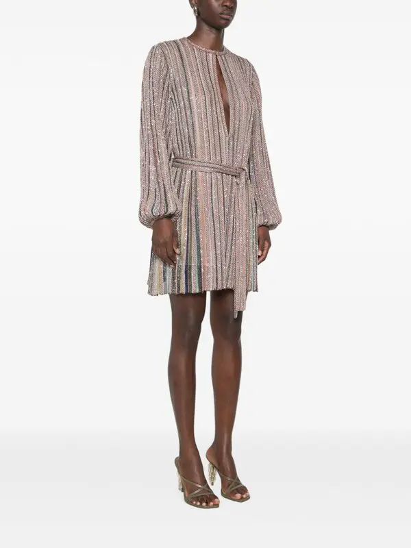 Missoni Zig Zag Motif Short Dress - Multi