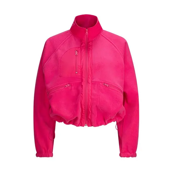 LOVE AND NOSTALGIA Burger Queen Polar Fleece Jacket