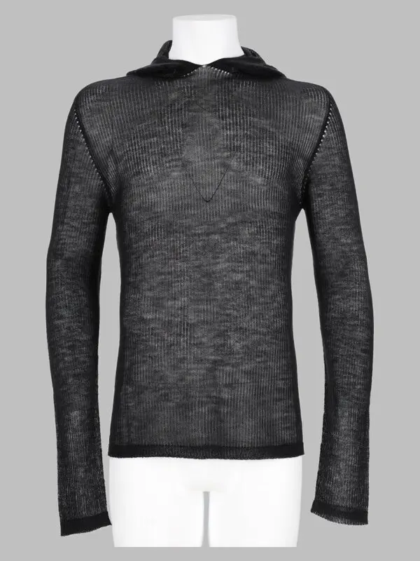 Rick Owens Ribbed Cashmere Sweatshirt