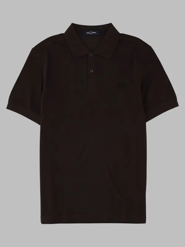Fred Perry 100% Cotton Polo Shirt - Brown