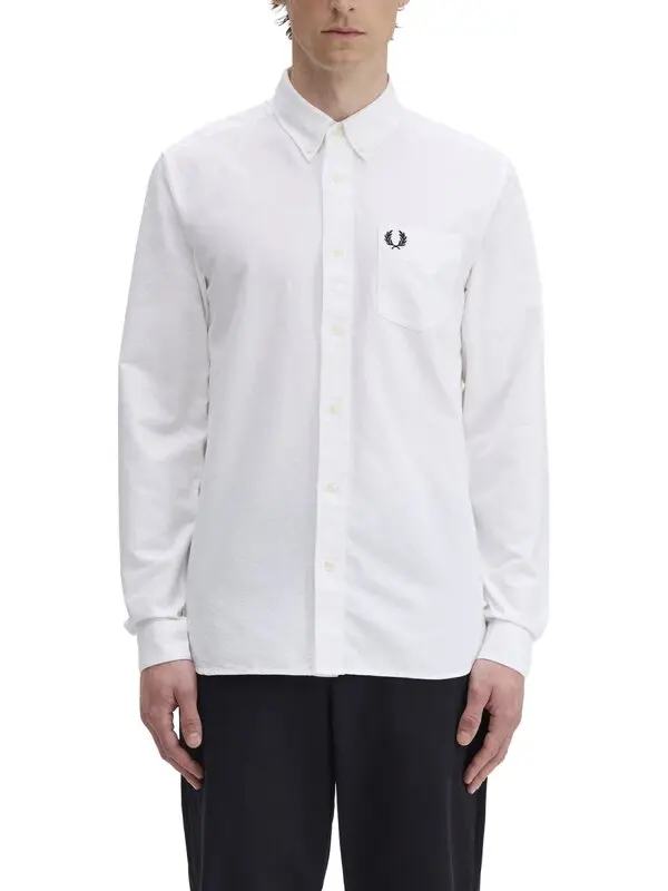 Fred Perry 100% Cotton Polo Shirt - White