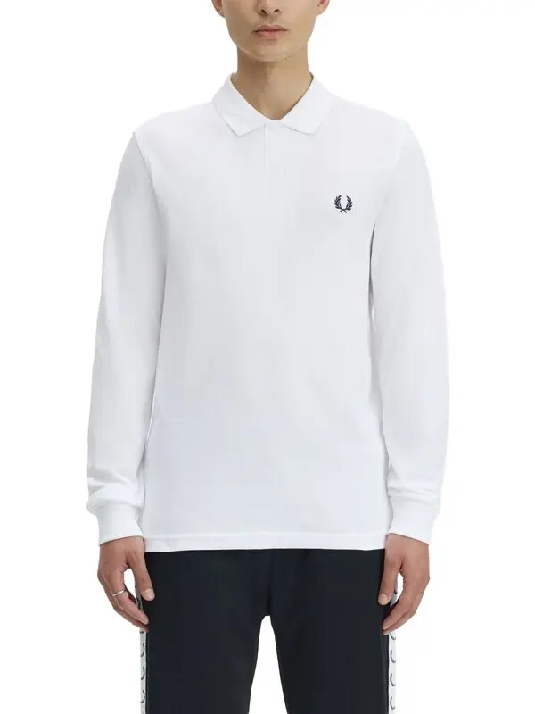 Fred Perry 100% Cotton Polo Shirt - White