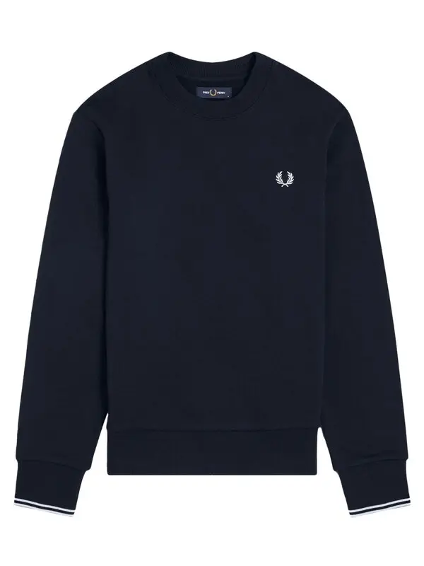 Fred Perry Cotton Sweatshirt - Blue