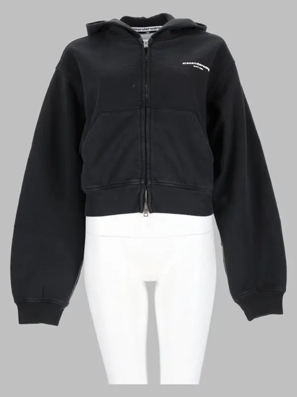 Alexander Wang Cotton Hoodie - Black