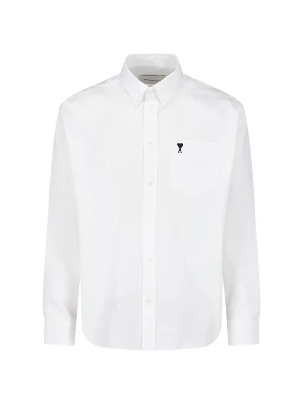 AMI Paris Cotton Button-down Shirt