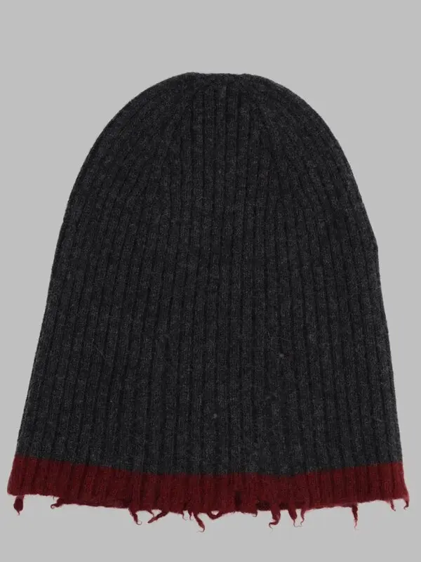 UMA WANG 100% Cashmere Hat - Charcoal