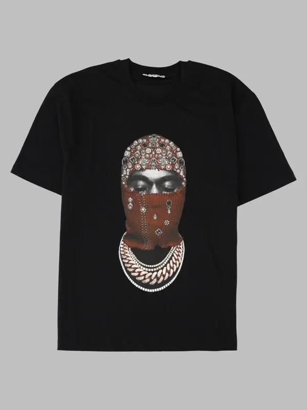 IH NOM UH NIT Minimal Graphic T-shirt For - Black