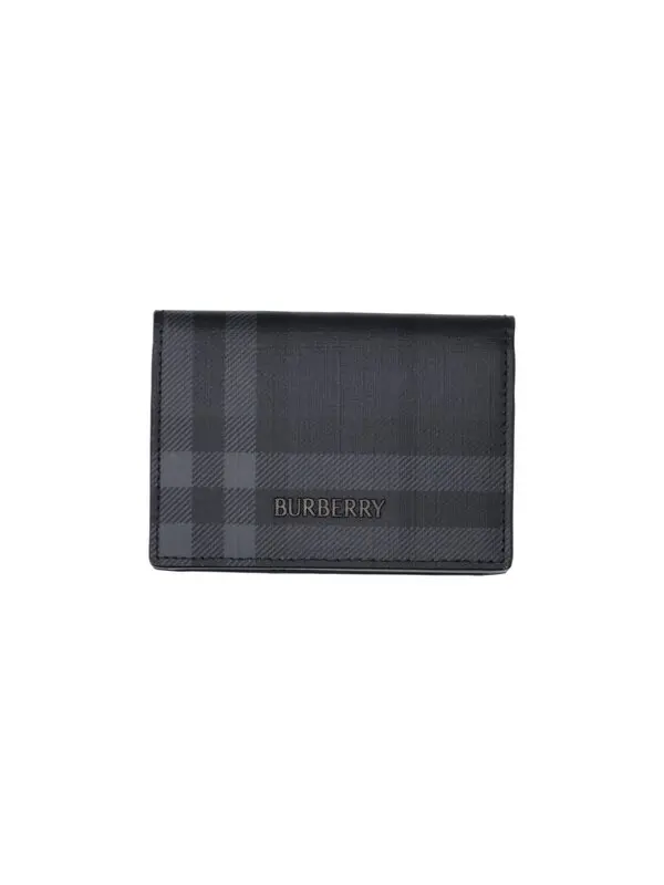 Burberry Logo Embossed Bifold Wallet