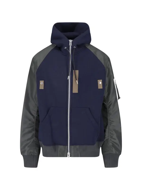 Sacai Hooded Zip Jacket