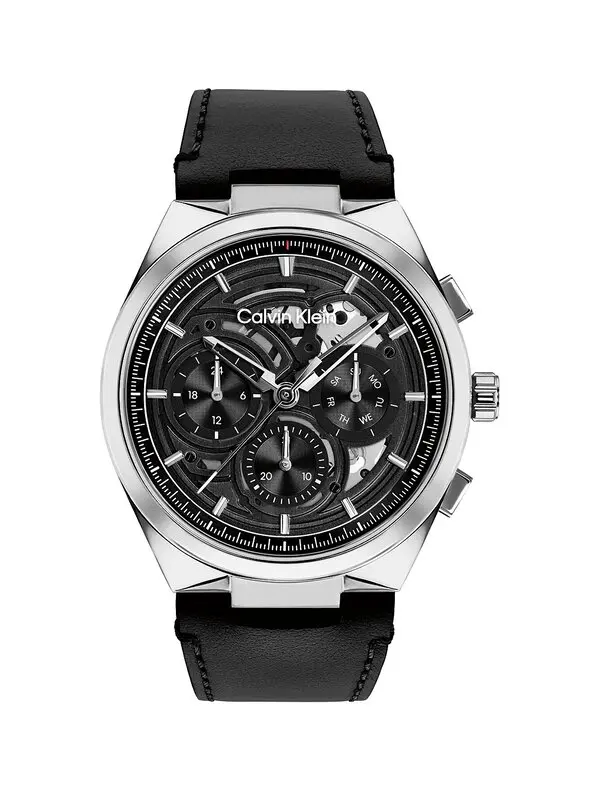 Calvin Klein Skeleton Dial Chronograph Watch