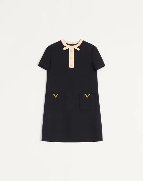Valentino Garavani Crepe Couture Short Dress
