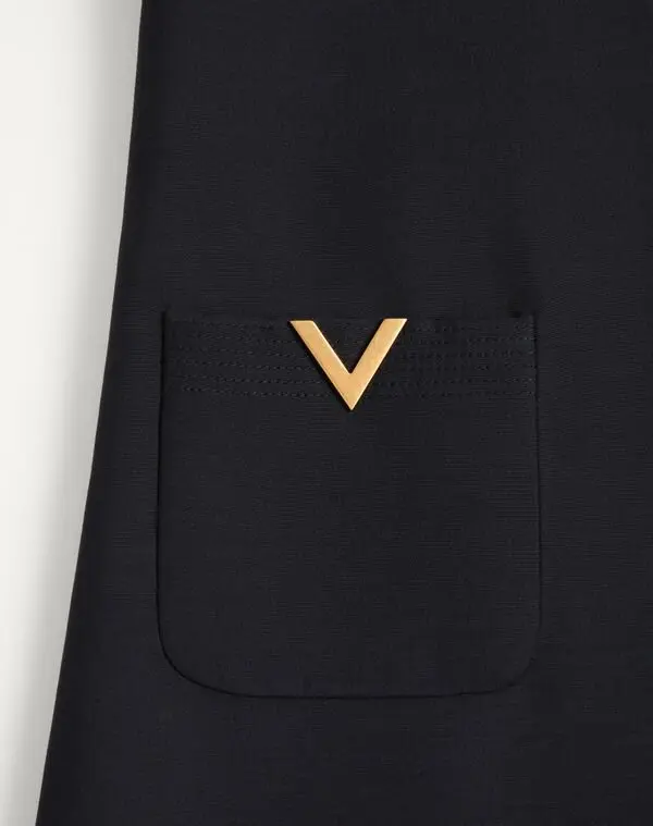 Valentino Garavani Crepe Couture Short Dress