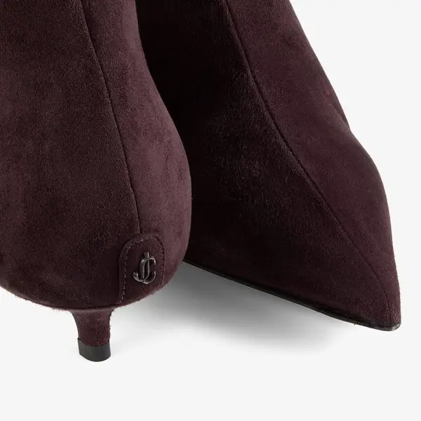 JIMMY CHOO Amis Knee Boot 35 Suede Knee High Boots