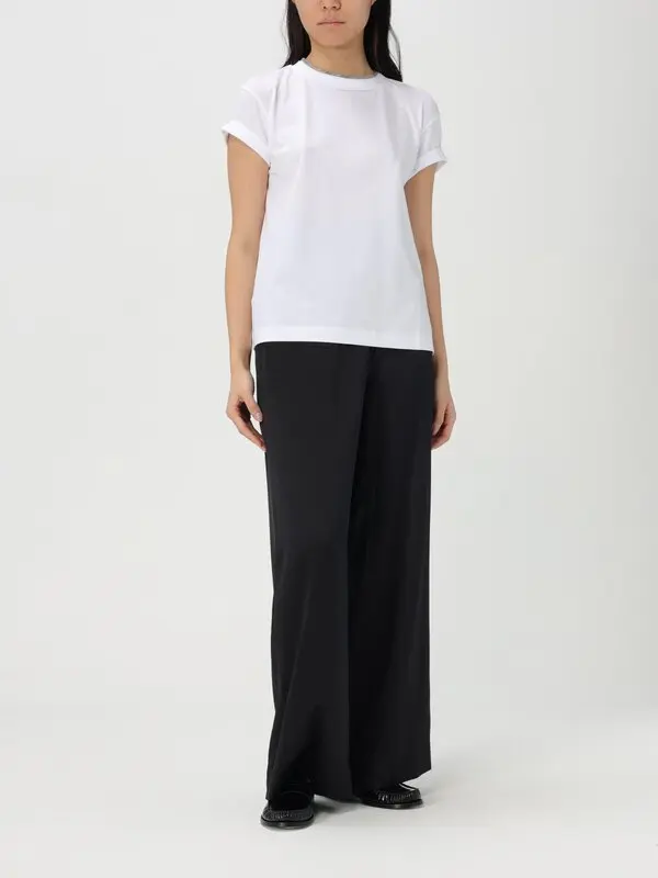 Brunello Cucinelli Embellished Crewneck T-shirt - White