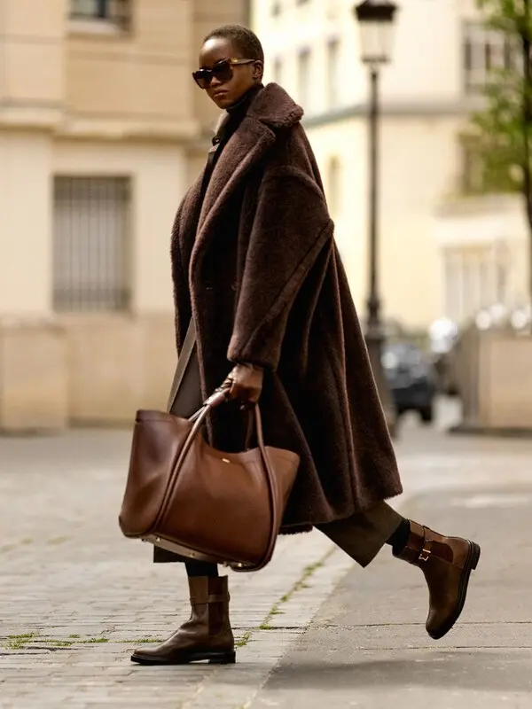 Max Mara Teddy Bear Icon Coat In Alpaca And Wool