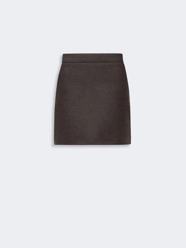 Max Mara Short Double Wool Skirt