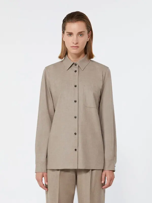Max Mara Cashmere Foulé Shirt
