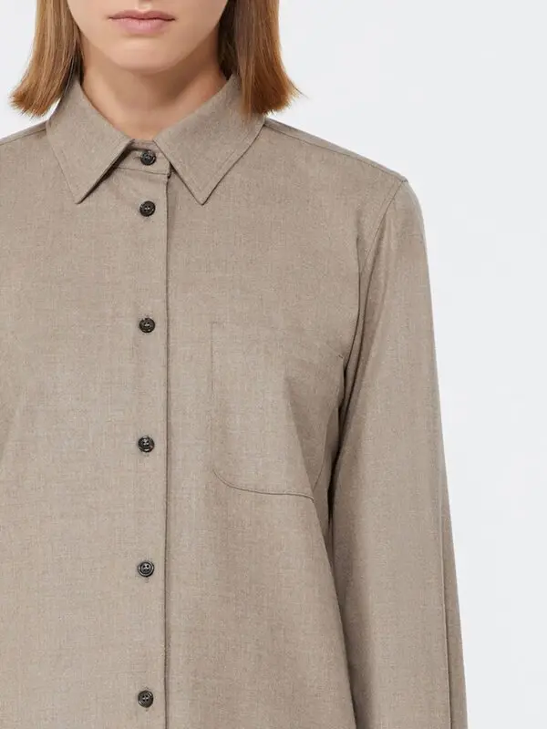 Max Mara Cashmere Foulé Shirt